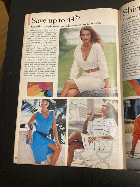 Victorias Secret Vintage Catalog Jill Goodacre 3902352448