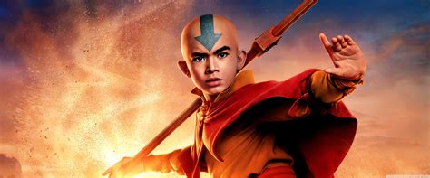 Avatar The Last Airbender 2024 Tv Series Aang 4k Uhd Wallpaper For