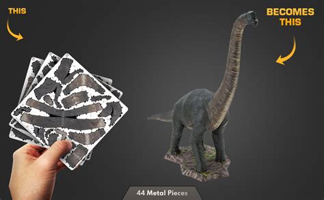 Metal Earth Brachiosaurus Dinosaur Color 3d Metal Model Kit