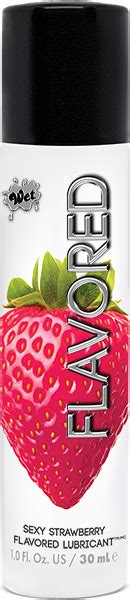 Wet Flavored Sexy Strawberry 1oz Epic Dildos