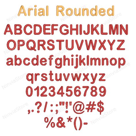 10 Dst Arial Embroidery Fonts Bundle Machine Embroidery Font Dst