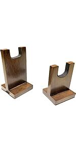 Clearco Rustic Wood Gun Display Stands Display Stands For