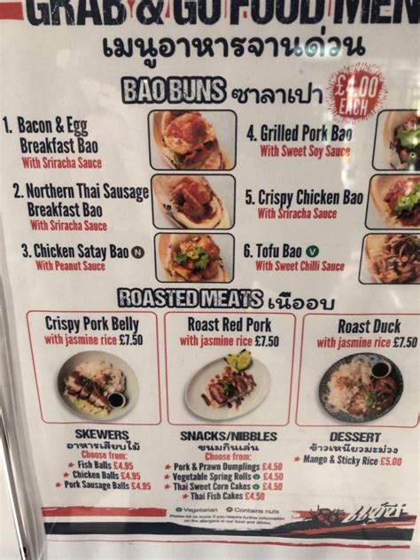 Zaap Thai Market Grab And Go Menu The Nottingham Food Blog