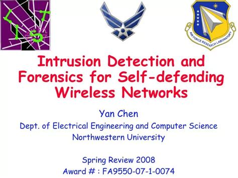 Ppt Intrusion Detection And Forensics For Self Defending Wireless Networks Powerpoint