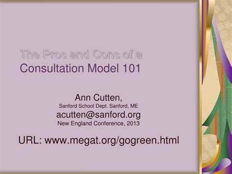 Ppt The Pros And Cons Of A Consultation Model 101 Powerpoint