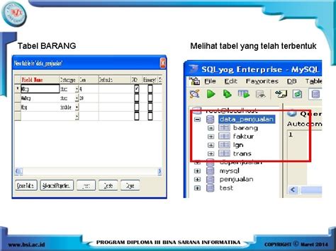 perancangan dan implementasi basis data menggunakan db designer