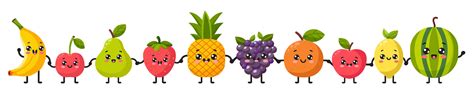 Fruits Holding Hands 47280602 Vector Art At Vecteezy