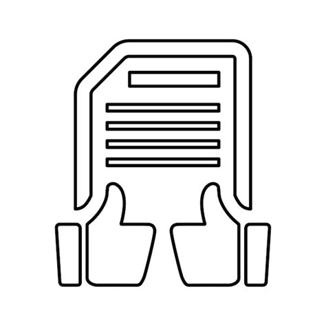 Premium Vector Document Approval Icon Line Outline Symbol