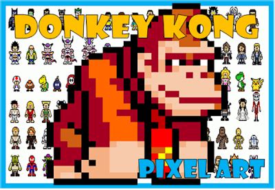 Donkey Kong Pixel Art ~ Optifutura