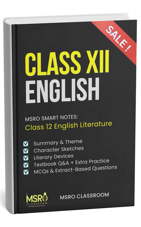Class 12 English Notes Guides Books And Audiobooks Msro Classroom