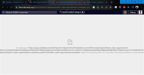 Salon Appointment Scheduler Build A Salon Appointment Scheduler Freecodecamp Support The