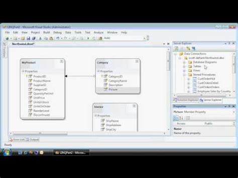 How To Use The Linq To Sql Data Model Youtube