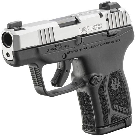Ruger Lcp Max 380 Auto Acp 2 8in Matte Stainless Pistol 10 1 Rounds