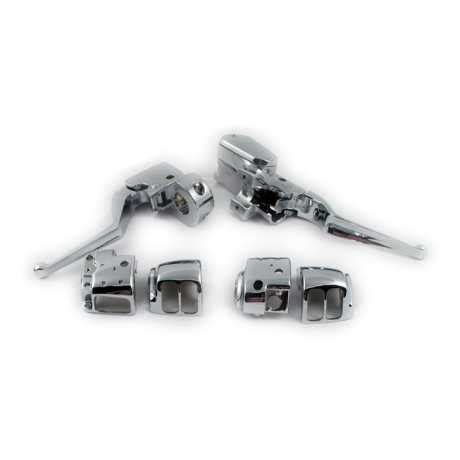 Mcs Handlebar Control Kit 916 Chrome Thunderbike Shop