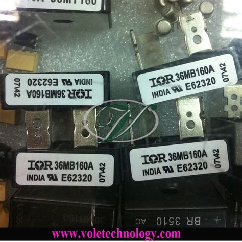 Three Single Phase Bridge Power Module Recovery Diode Module 36mb160a Irkd196 04 China