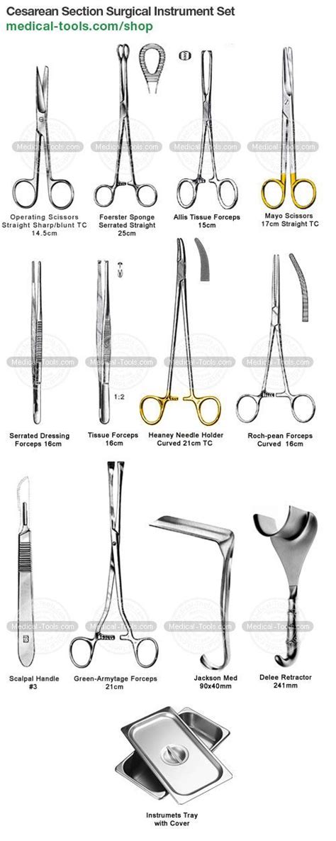 Cesarean Section Surgical Instrument Set