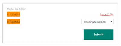 Botframework Luis Is Not Updating The Intent Score For One Word