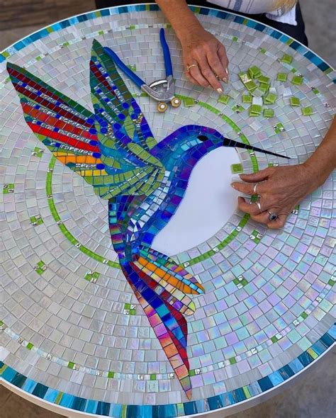 Diy Hummingbird Mosaic Hummingbird Mosaic Design Hummingbird Mosaic
