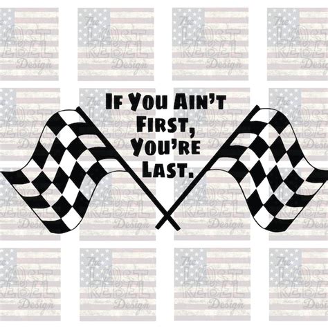 Talladega Nights Quote Ricky Bobby Quote Vinyl Sticker If You Aint