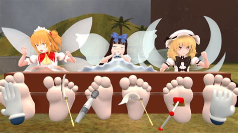 Touhou Fairies Tickled Comm By Expansier On Deviantart