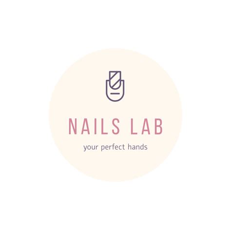 Logo De Uñas De Manicura Nail Lab Nail Logo Logo Design