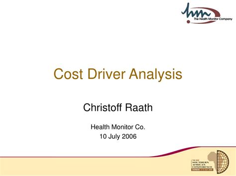 Ppt Cost Driver Analysis Powerpoint Presentation Free Download Id