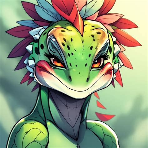 Anthromorphic Lizard Furry Art Feathers On Furryai