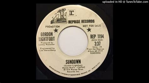 Gordon Lightfoot Rip Sundown Isolated Vocals Youtube