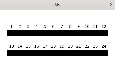 Python Tkinter List Of Labels Not Displaying Properly Stack Overflow