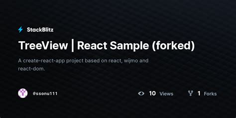 treeview react sample forked stackblitz