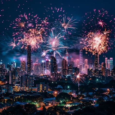 Free Fireworks Light City Image Download At Stockcake