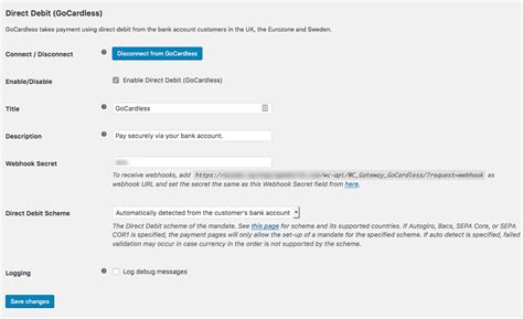 Gocardless Documentation Woocommerce