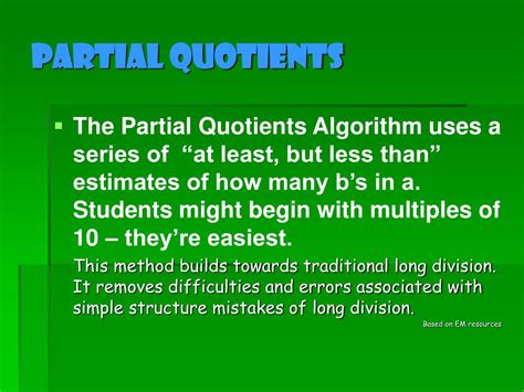 Ppt A Division Algorithm Powerpoint Presentation Free Download Id