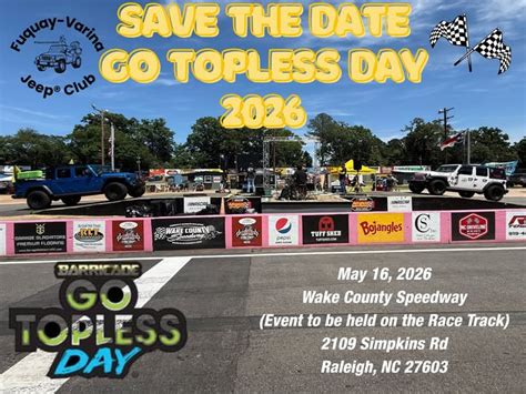 Go Topless Day Raleigh Nc Carcruisefinder