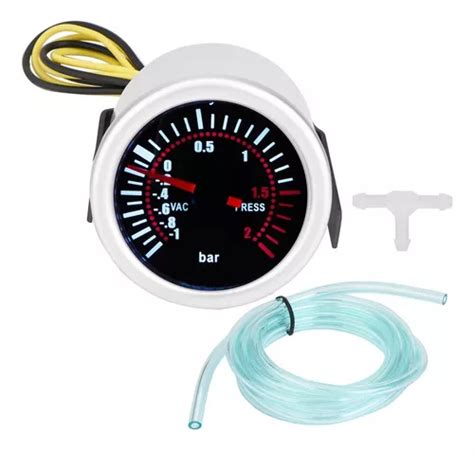 Medidor 2 Carro Universal 12v Led Digital Turbo Boost Psi Parcelamento Sem Juros