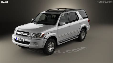 Toyota Sequoia Limited 2007 3dモデルの360ビュー 3dmodelsストア