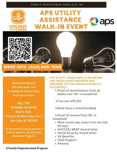 News Aps Utility Assistance Walk In Event Hacy Housing Authority