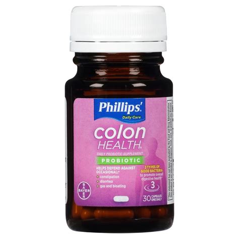 Phillips Probiotic Colon Health Digestive Health Daily Supplement