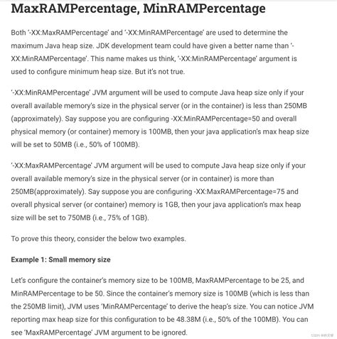 频繁 Gc 问题排查以及usecontainersupport与maxrampercentage的正确使用 Csdn博客 频繁 Gc 问题排查以及usecontainersupport与maxrampercentage的正确使用 Csdn博客