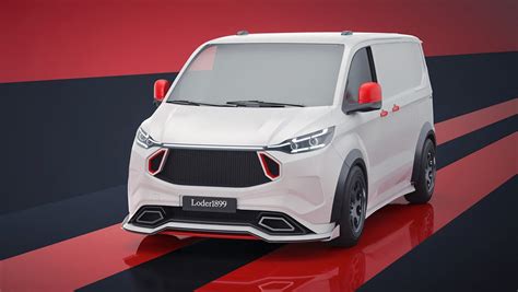 Modified Ford Transit Custom Street Stands Out From The Van Crowd With