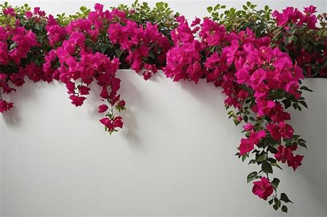 Bougainvillea Pops Against A Wall Images Free Download On Freepik