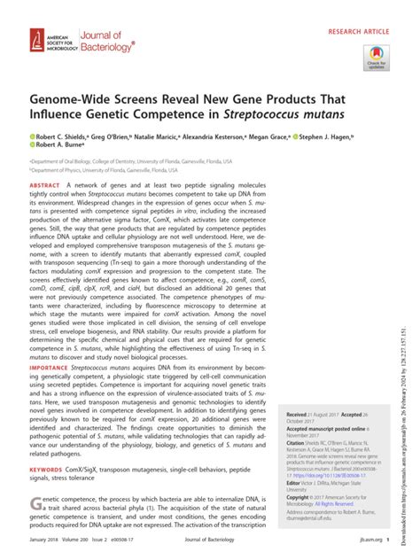 Shields Et Al 2017 Genome Wide Screens Reveal New Gene Products That