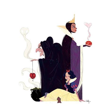 Ørelly On Instagram Snow White And The Evil Queen A Fanart Fois The