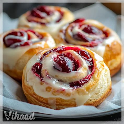 Cherry Sweet Rolls Recipe Indulge In A Fluffy Delight Vihaad Recipes