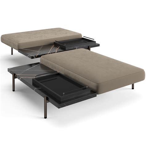 Minotti Superquadra Benches Set 3d Model Cgtrader