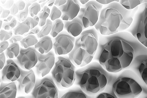 Abstract 3d White Interconnected Structure Premium Ai Generated Image