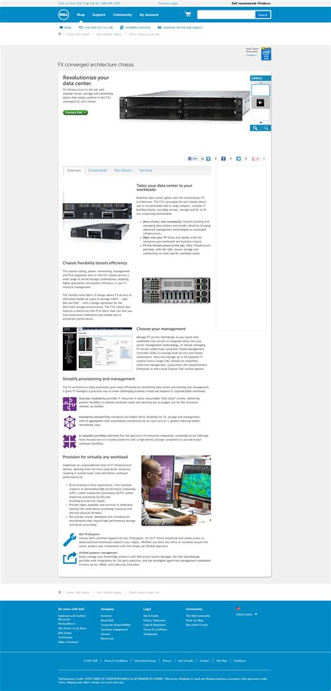Dell Fx Converged Platform Server On Behance
