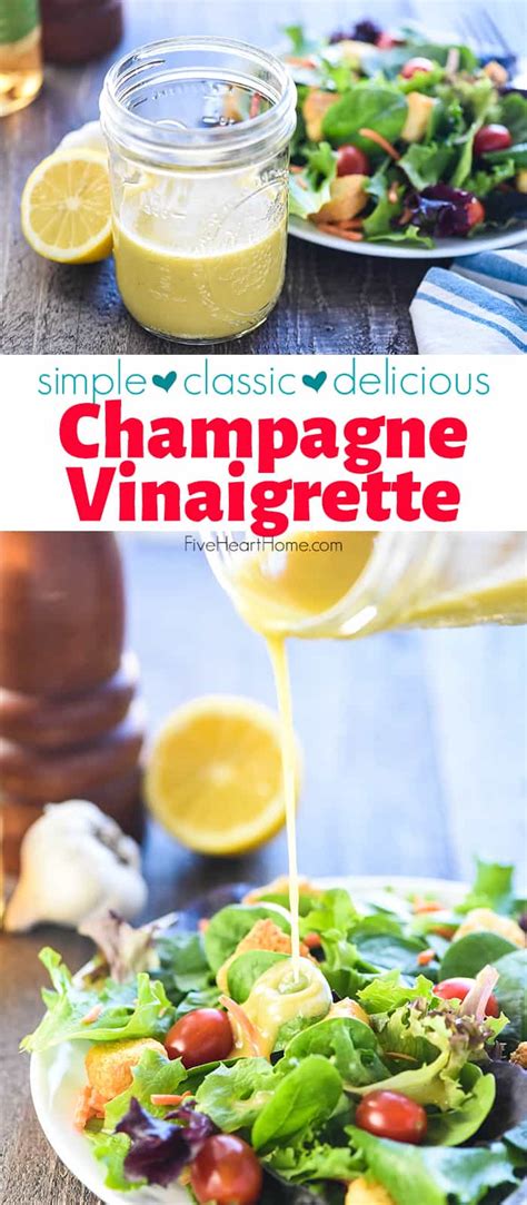 Champagne Vinaigrette Simple Lovely • Fivehearthome