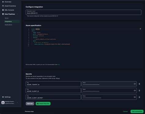 Setting Up An Aws Integration Cloudquery