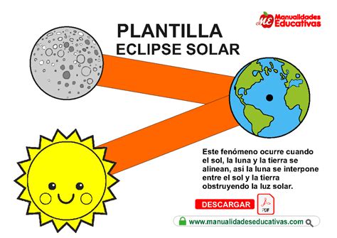 Plantilla Eclipse Solar Para Armar Plantilla Manualidadeseducativas Eclipse Solar Descargar